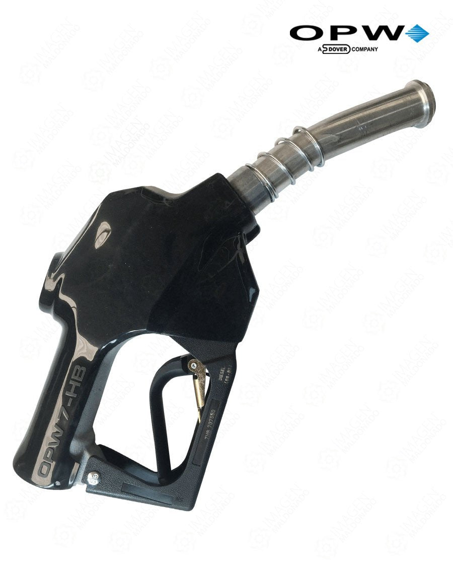 OPW-7HB-0400N, Pistola opw modelo 7hb, funda negra (diésel 1") alto fl ...
